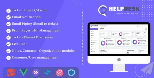 HelpDesk – Online Ticketing System and management v3.2